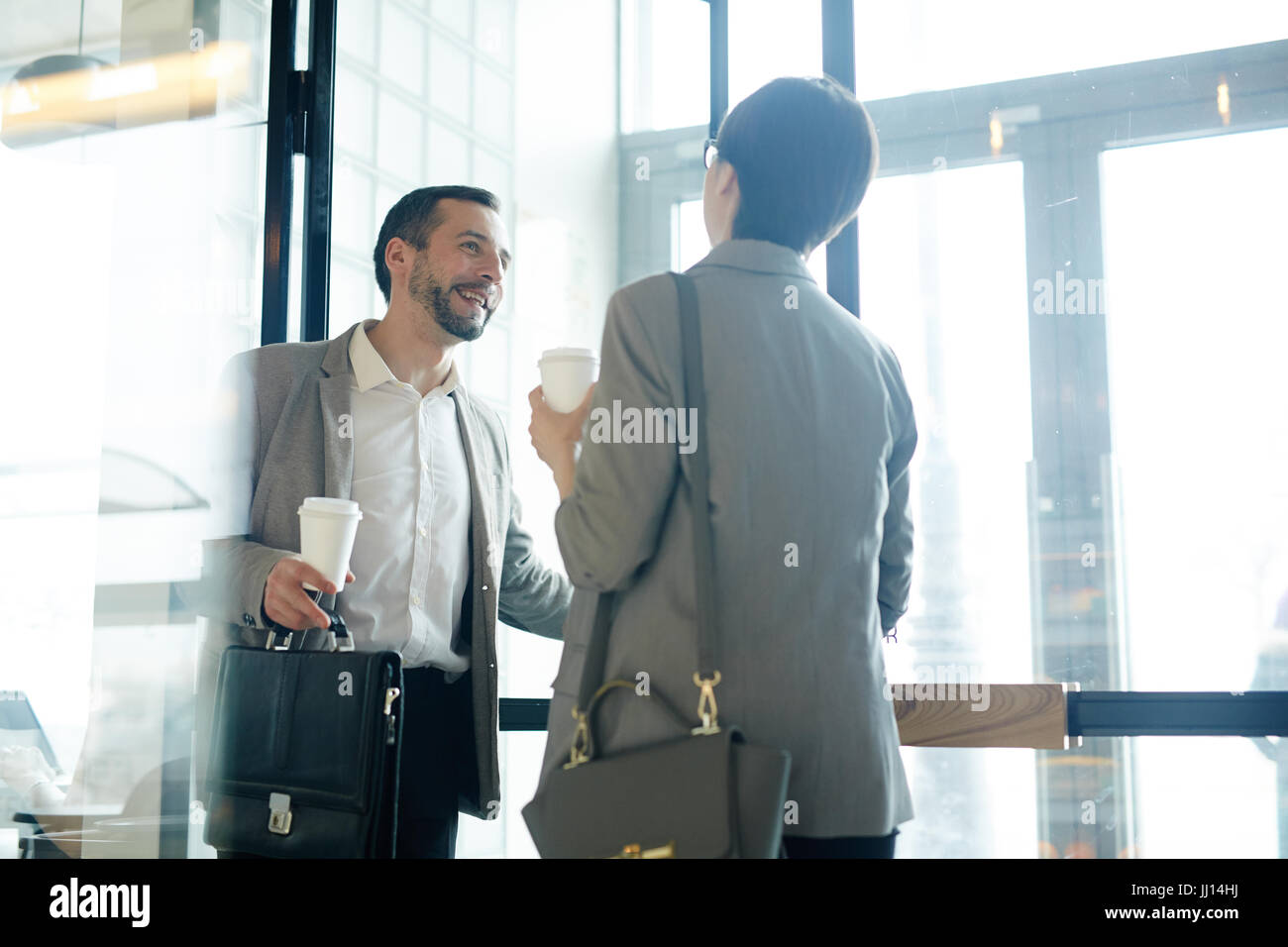 Employee leaving door hi-res stock photography and images - Alamy