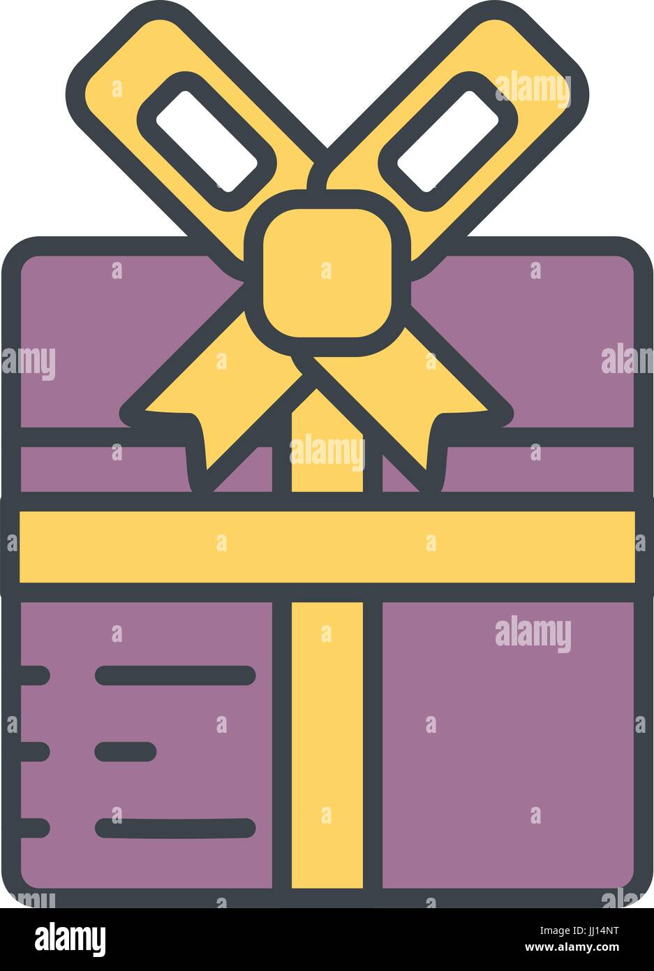 Gift box symbol Stock Vector Image & Art - Alamy