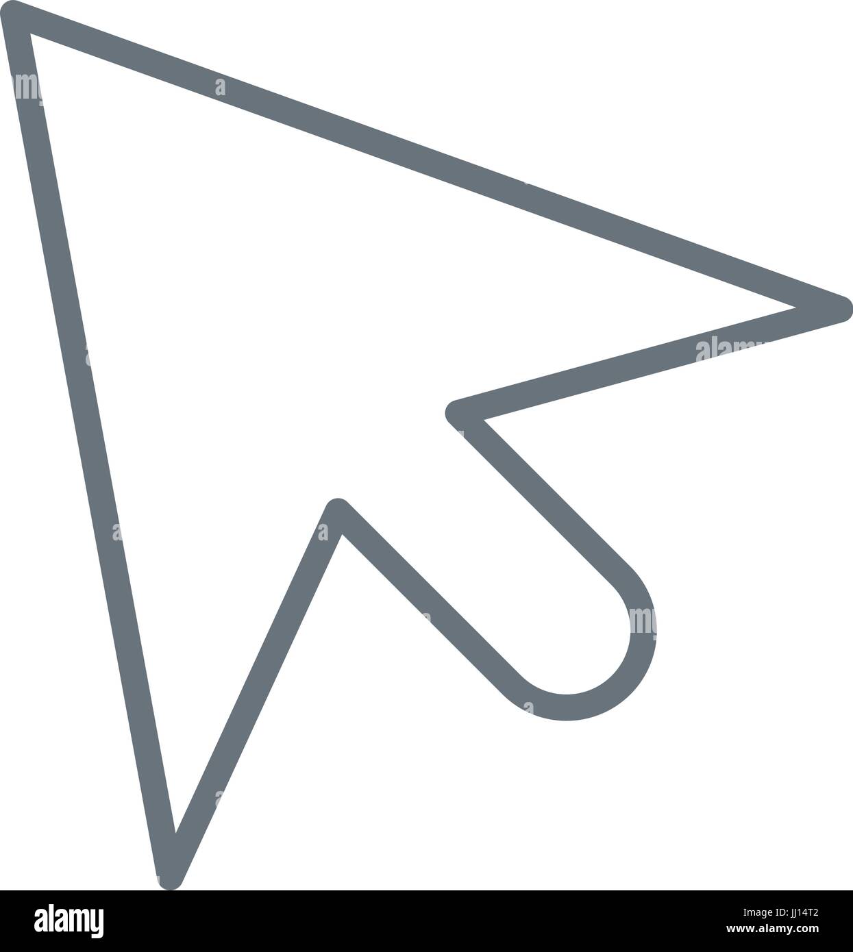 Click arrow symbol Stock Vector Image & Art - Alamy