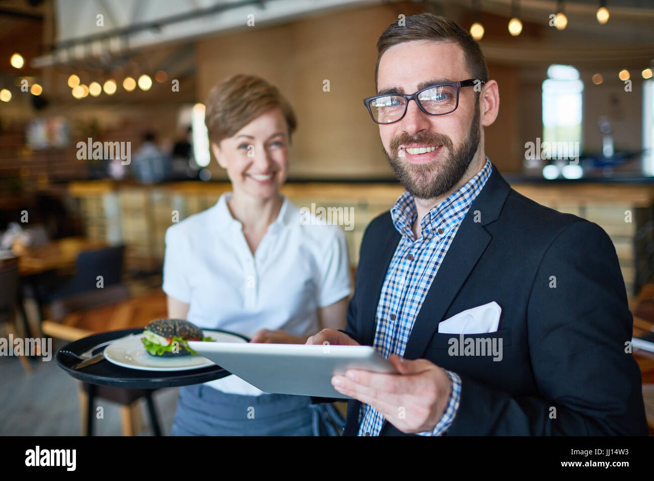 Waiting for order Stock Photo - Alamy