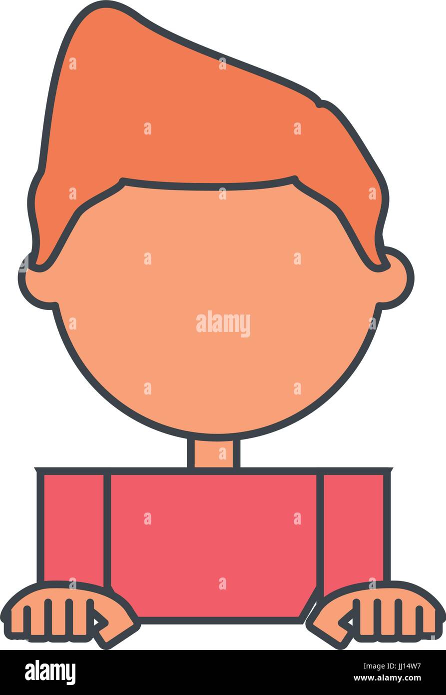 Kid faceless cartoon Stock Vector Image & Art - Alamy