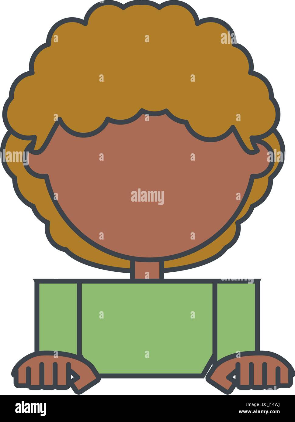 Kid faceless cartoon Stock Vector Image & Art - Alamy