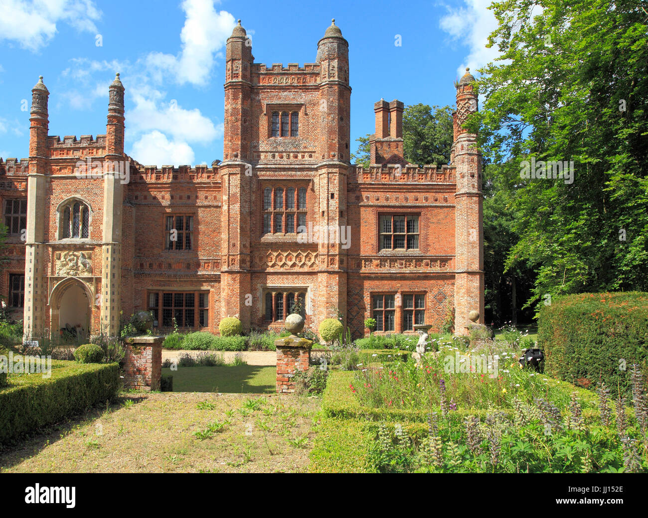 East Barsham, Manor House, early 16th century, Tudor manor, south ...