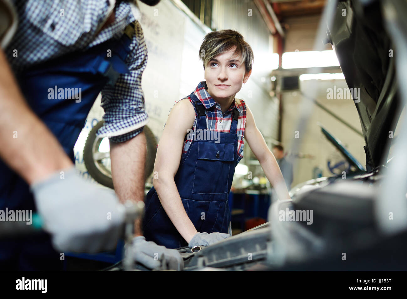 Woman at work Stock Photo - Alamy