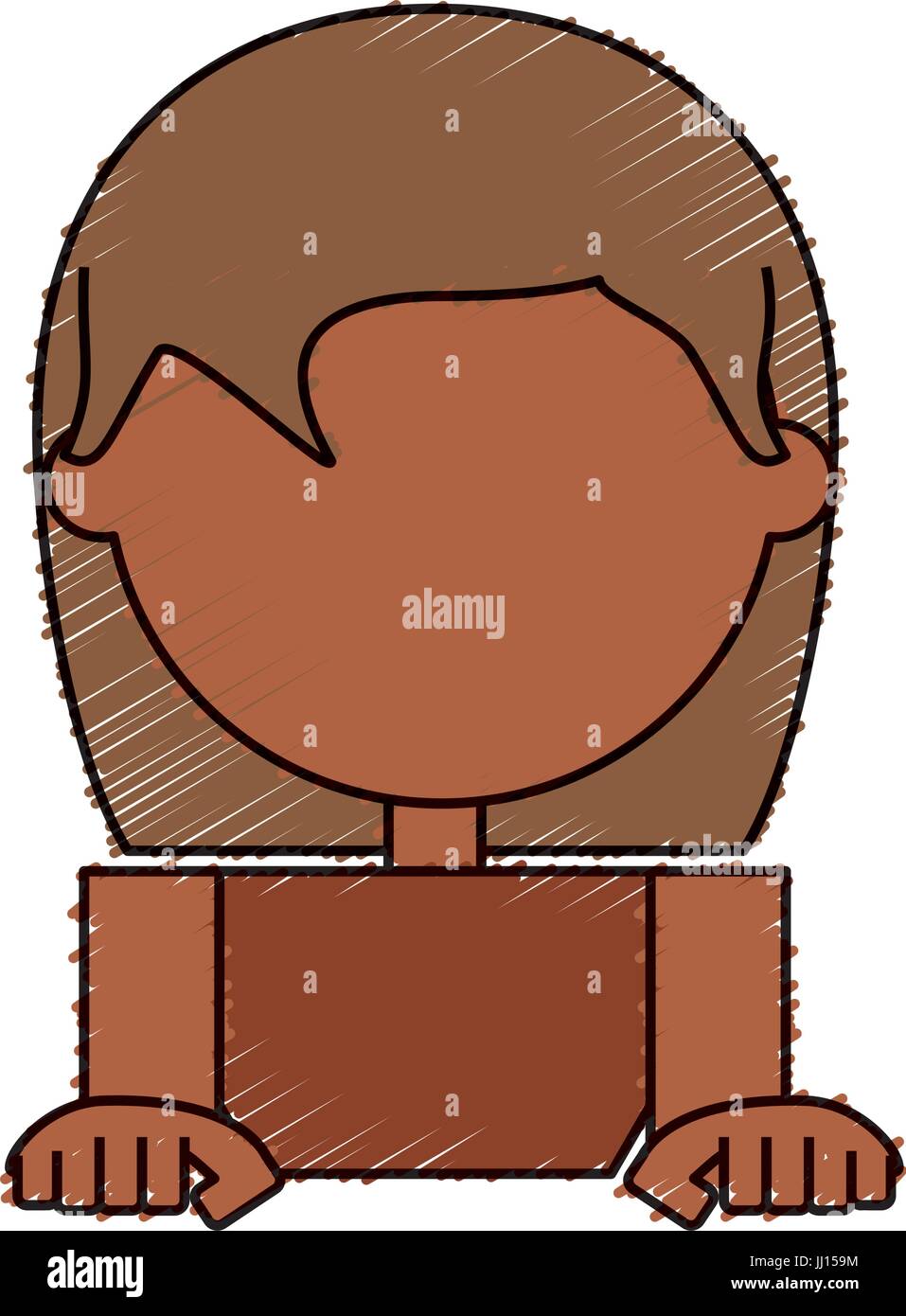 Kid faceless cartoon Stock Vector Image & Art - Alamy