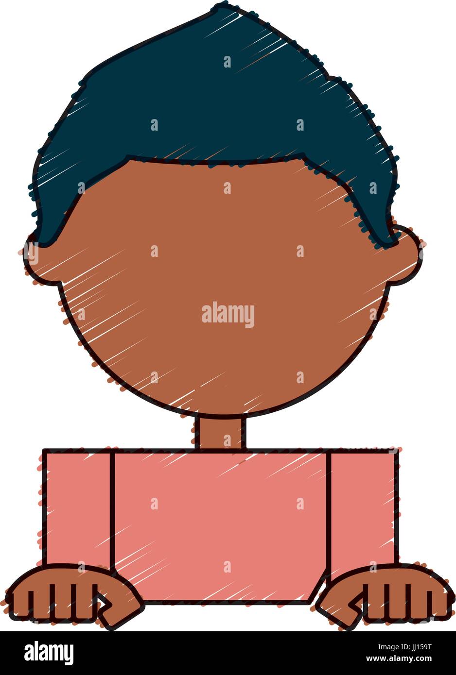 Kid faceless cartoon Stock Vector Image & Art - Alamy