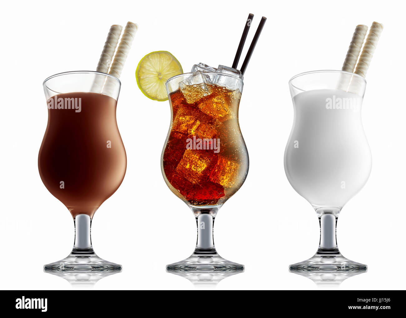 alcohol cocktail set Stock Photo - Alamy