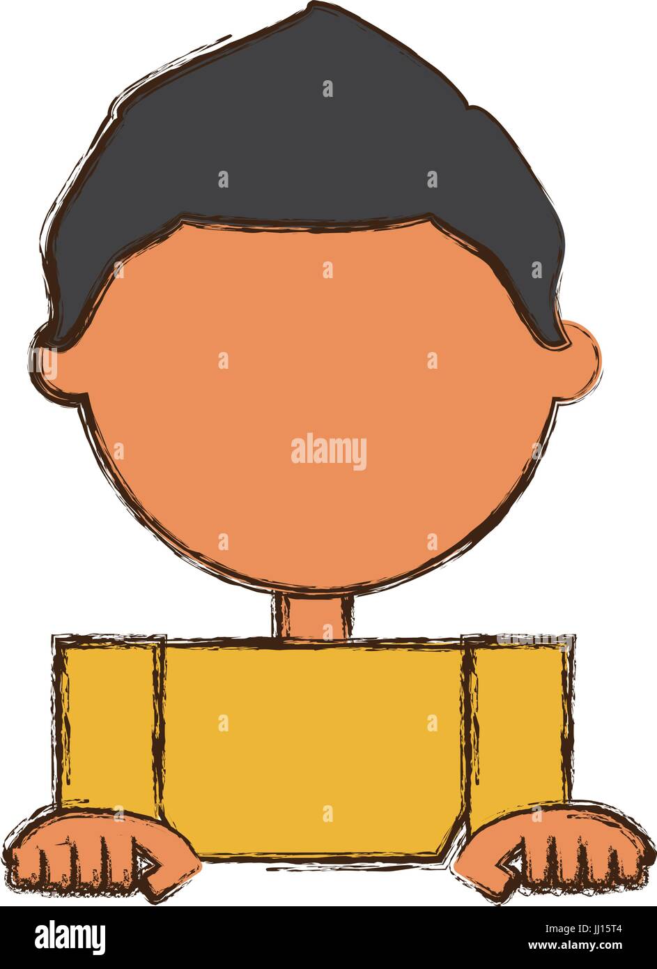 Kid faceless cartoon Stock Vector Image & Art - Alamy