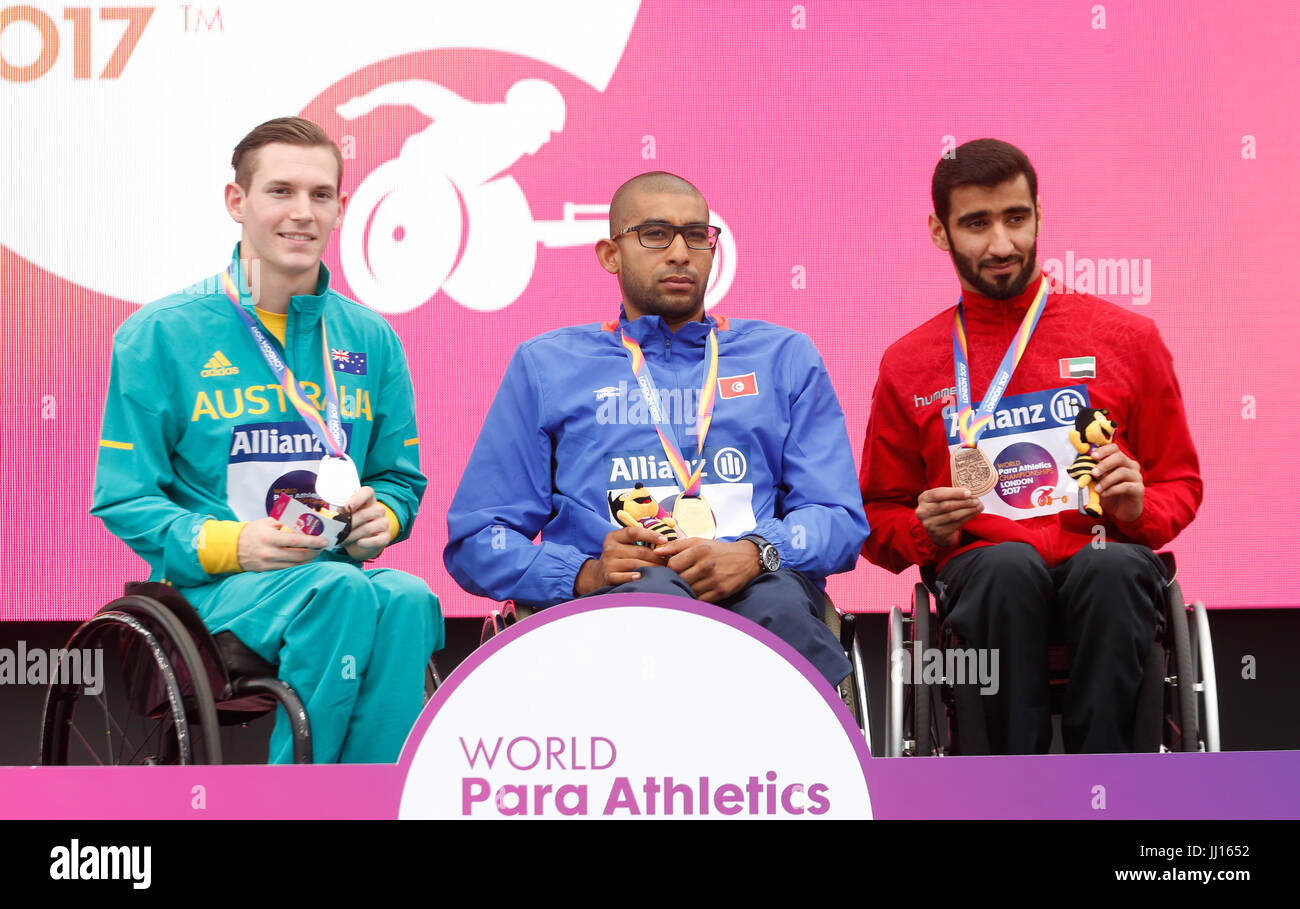 (left-right) Australia's Rheed McCracken, Tunisia's Walid Ktila and UAE ...