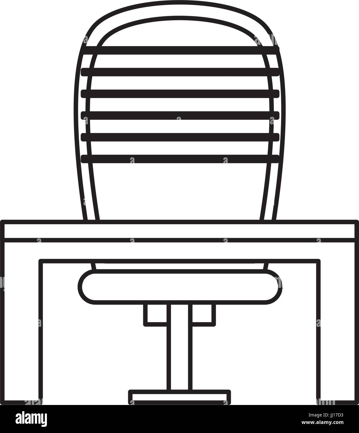 Black ceo at desk Stock Vector Images - Alamy