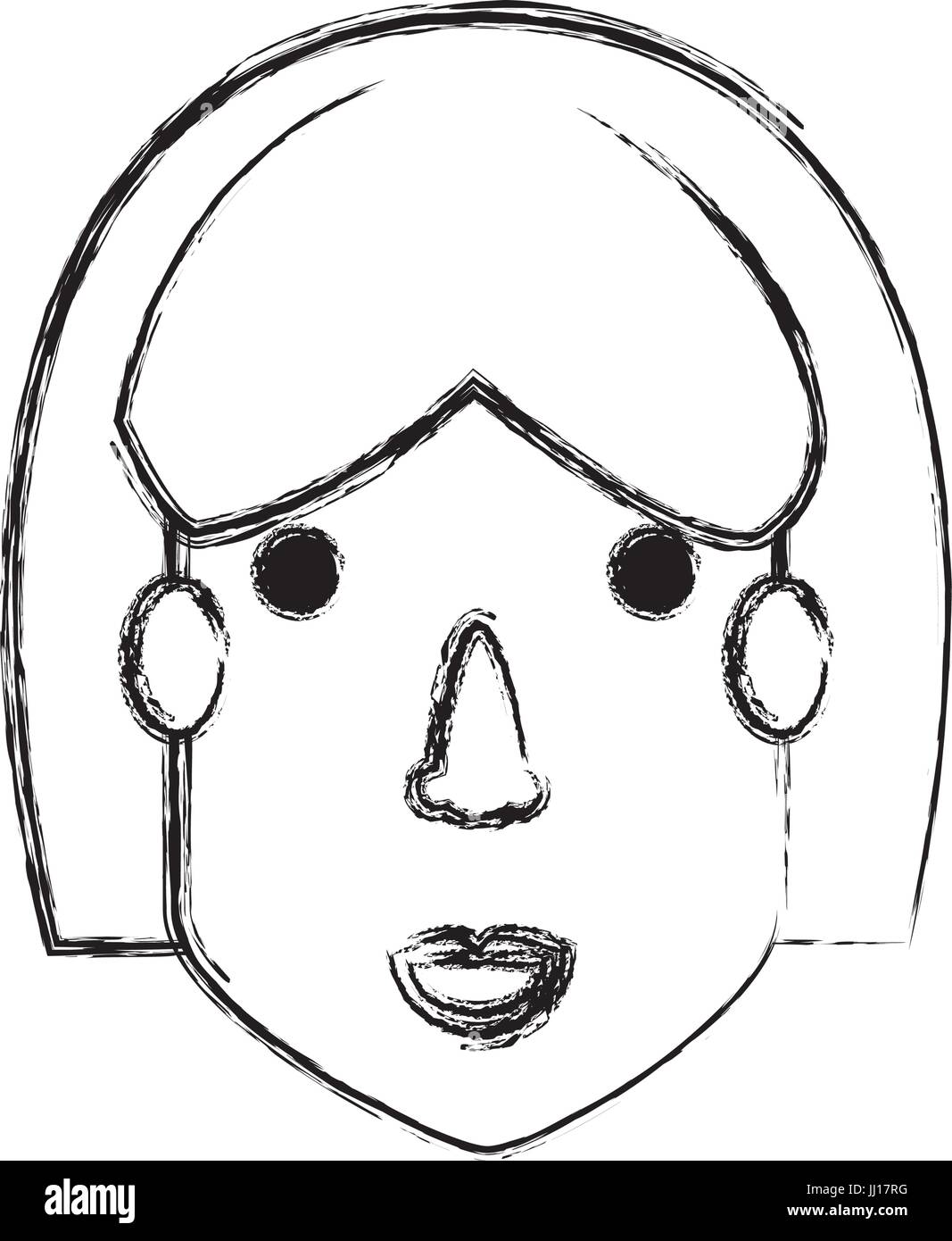 Woman face cartoon Stock Vector Image & Art - Alamy