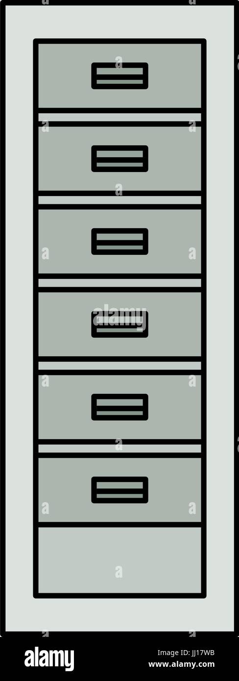Office file cabinet Stock Vector Image & Art - Alamy