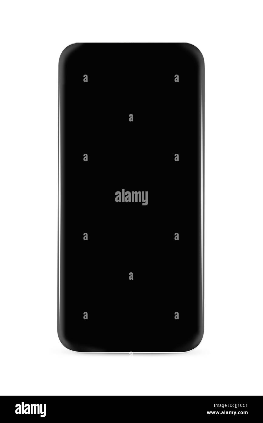 Bezel less smarphone isolated Stock Photo - Alamy
