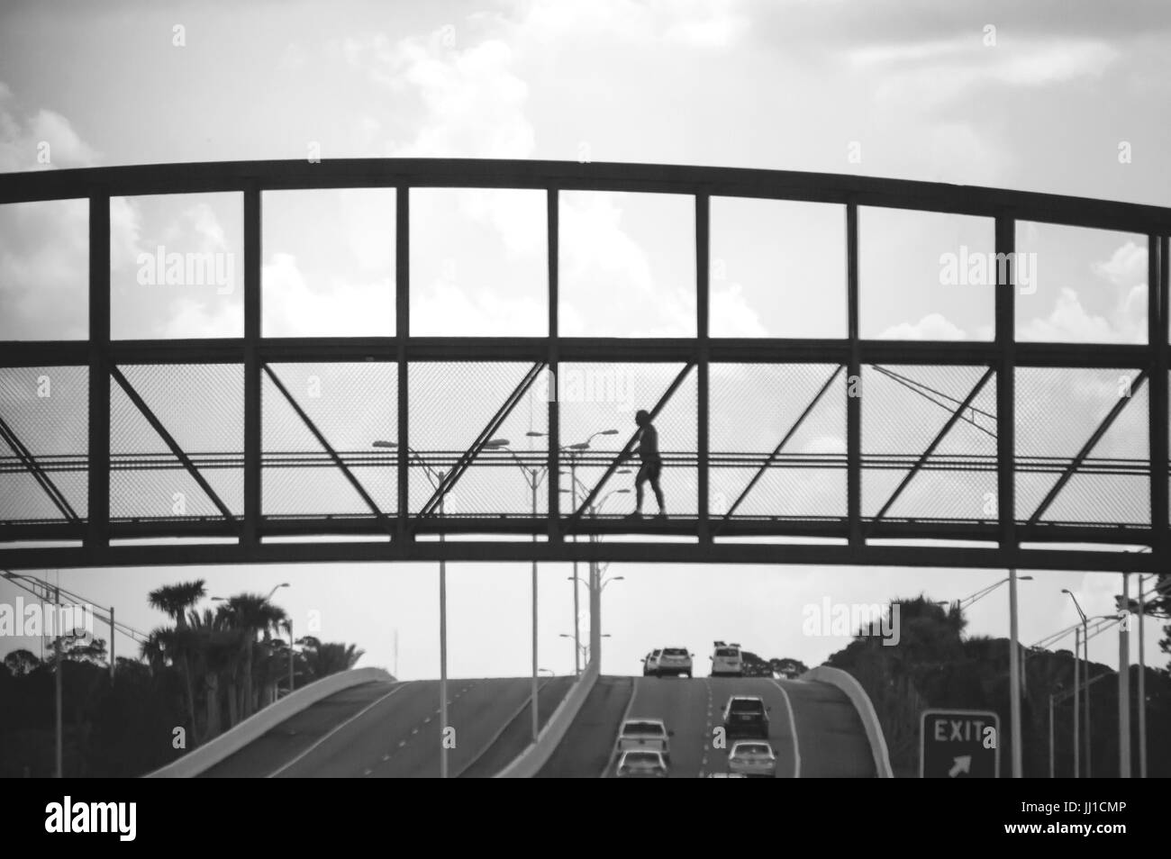 People walking on highway hi-res stock photography and images - Alamy