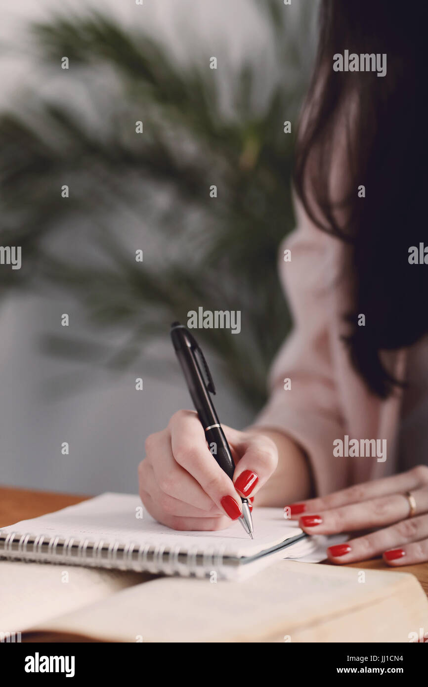 Education and study. Woman in the library Stock Photo - Alamy