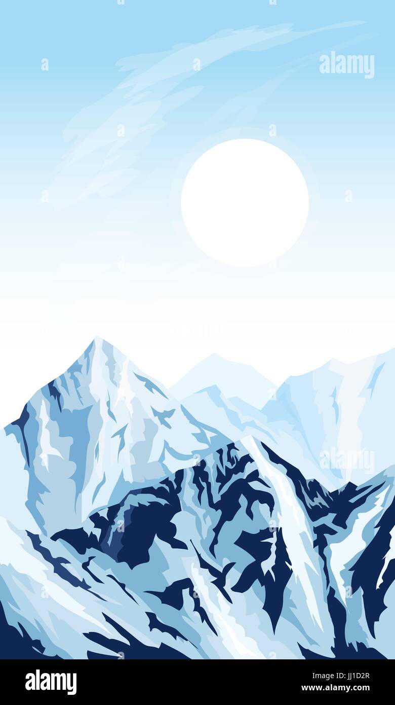 Vertical mountain background Stock Vector Image & Art - Alamy