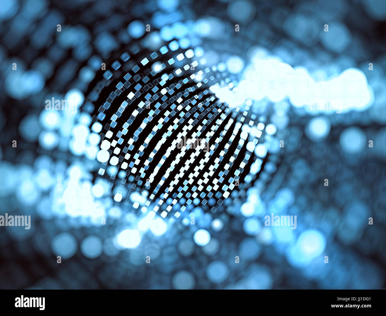 Blurred tech grid - abstract digitally generated image Stock Photo - Alamy