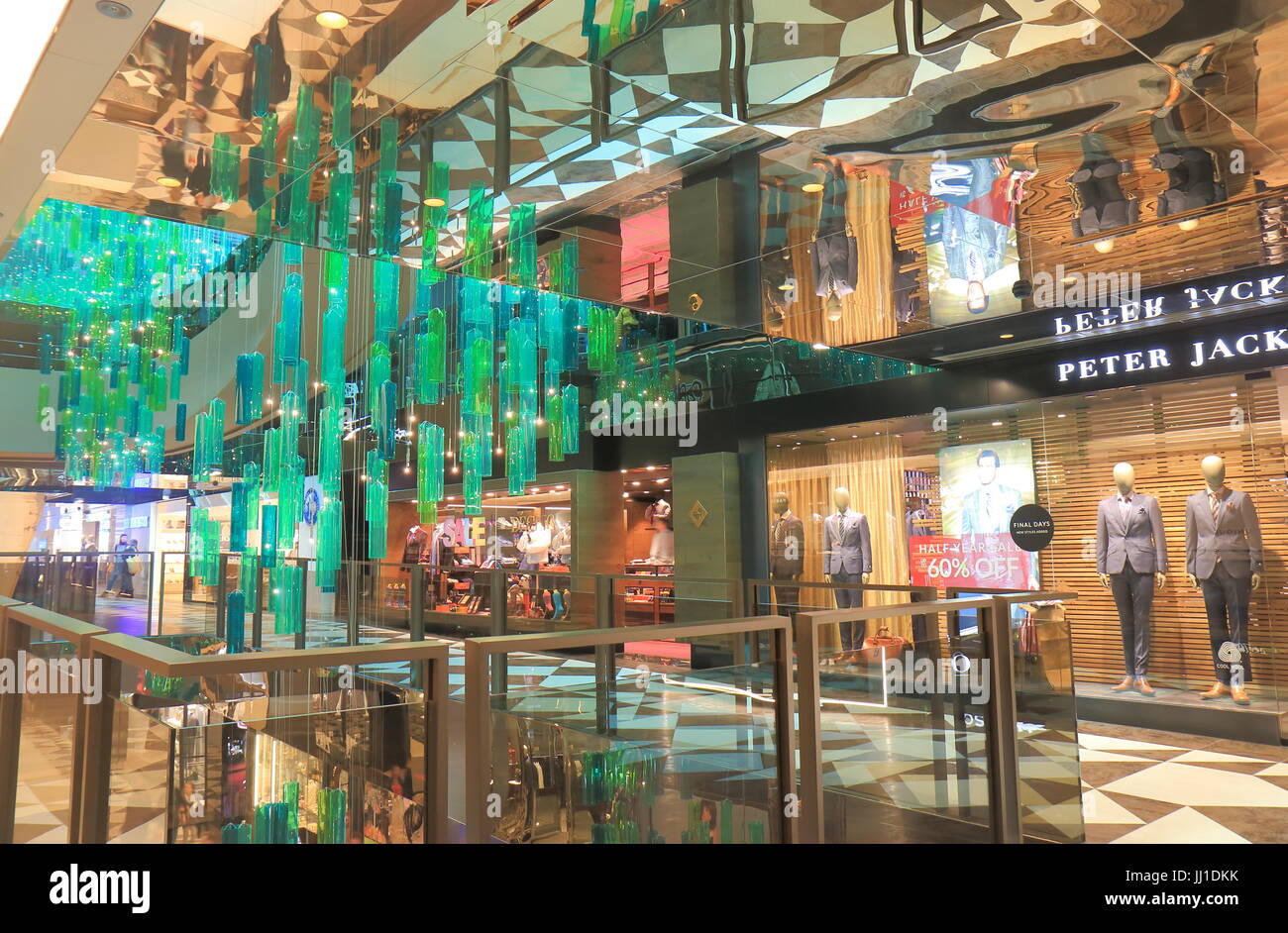 St Collins Lane shopping arcade in downtown Melbourne Australia Stock ...