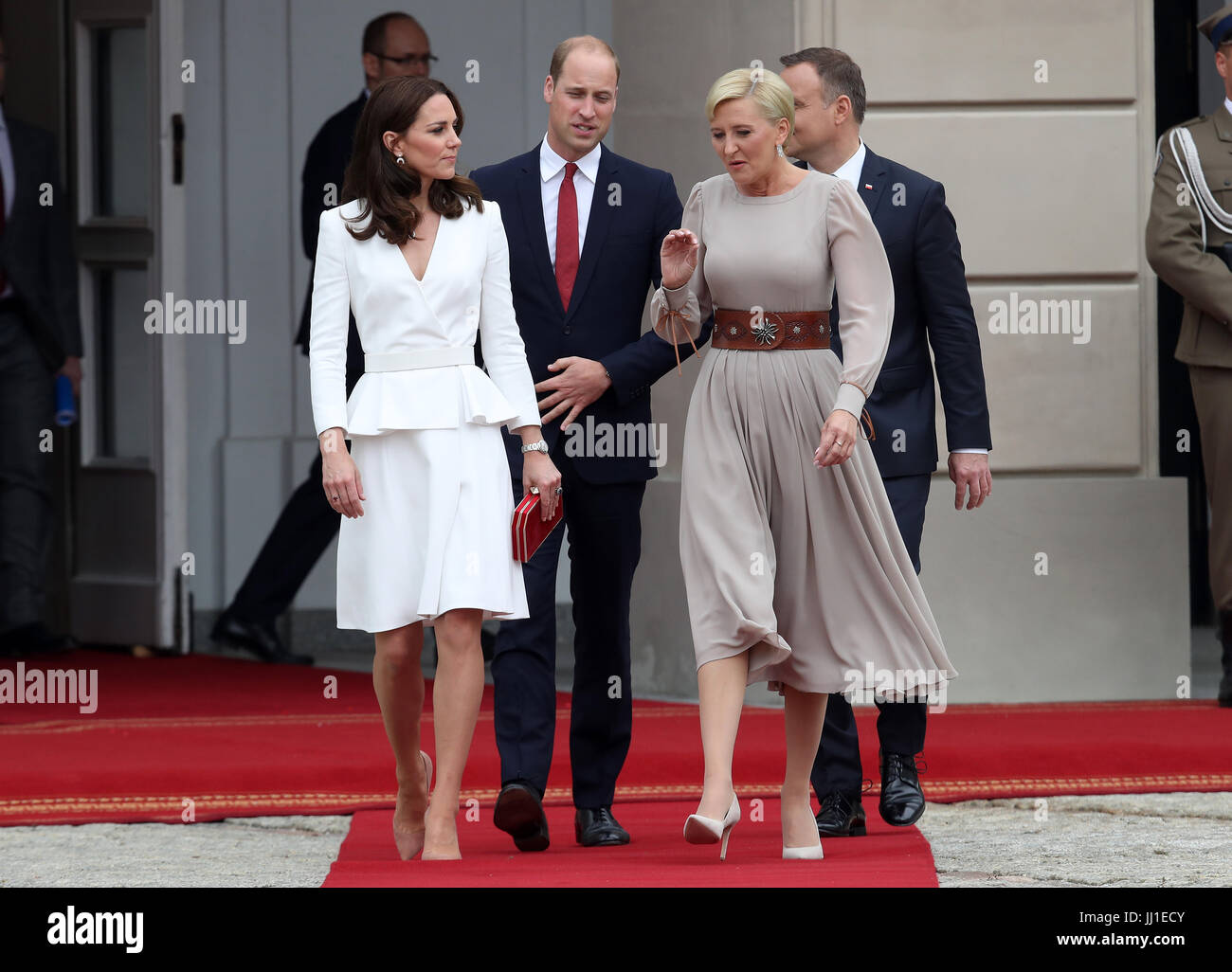Polands First Lady Agata Duda Presidential Palace High Resolution Stock ...