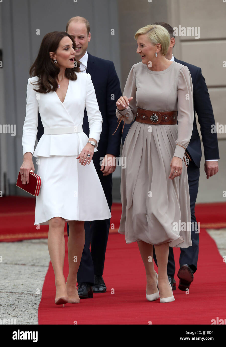 Polands first lady agata duda presidential palace hi-res stock ...