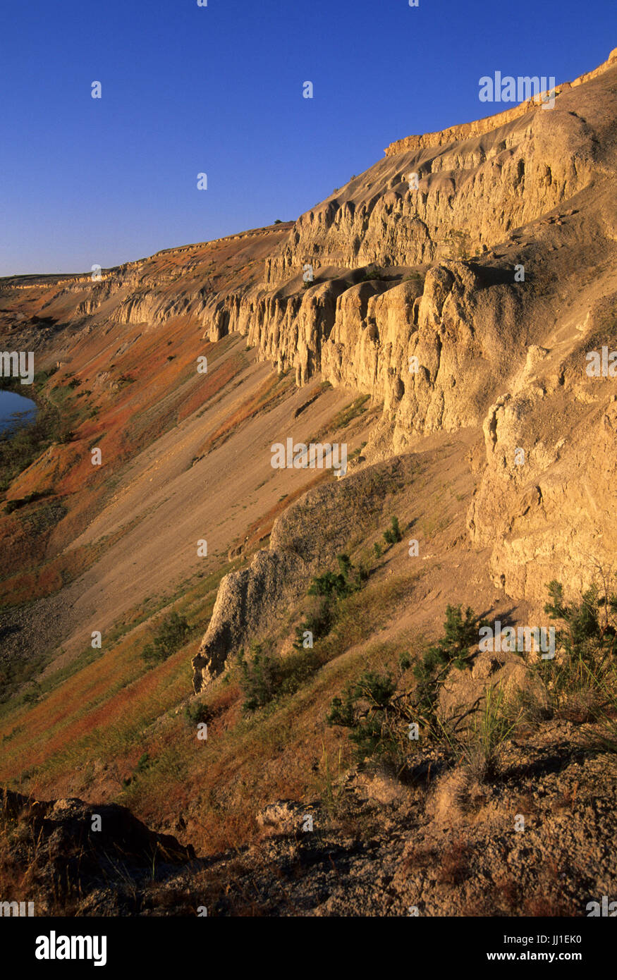 White Bluffs, Hanford Reach National Monument, Washington Stock Photo ...