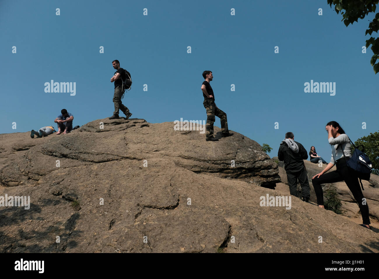 Russian hikers on top hi-res stock photography and images - Alamy