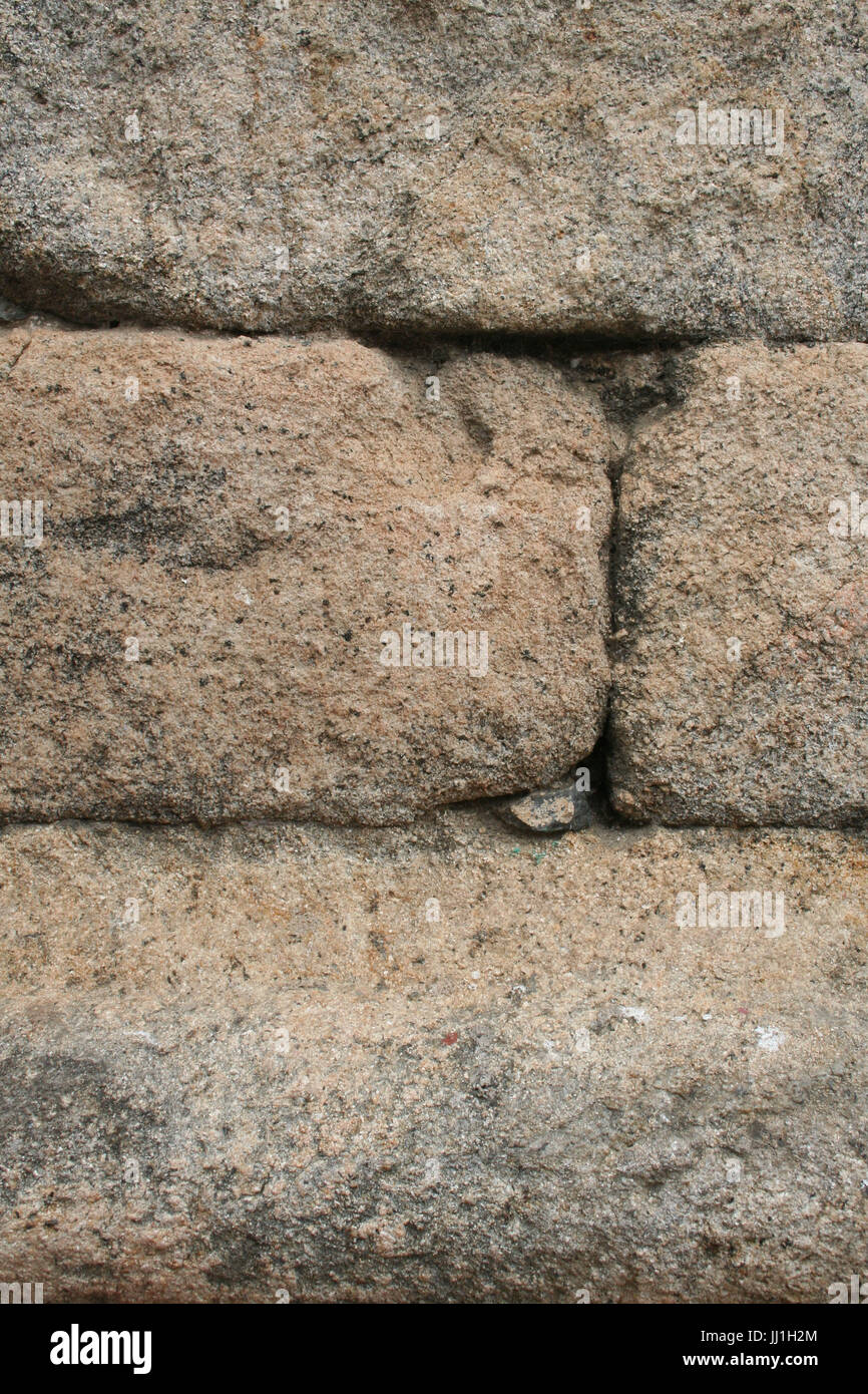 texture of stones, wall of stones, Paraty, Rio de Janeiro, Brazil Stock ...