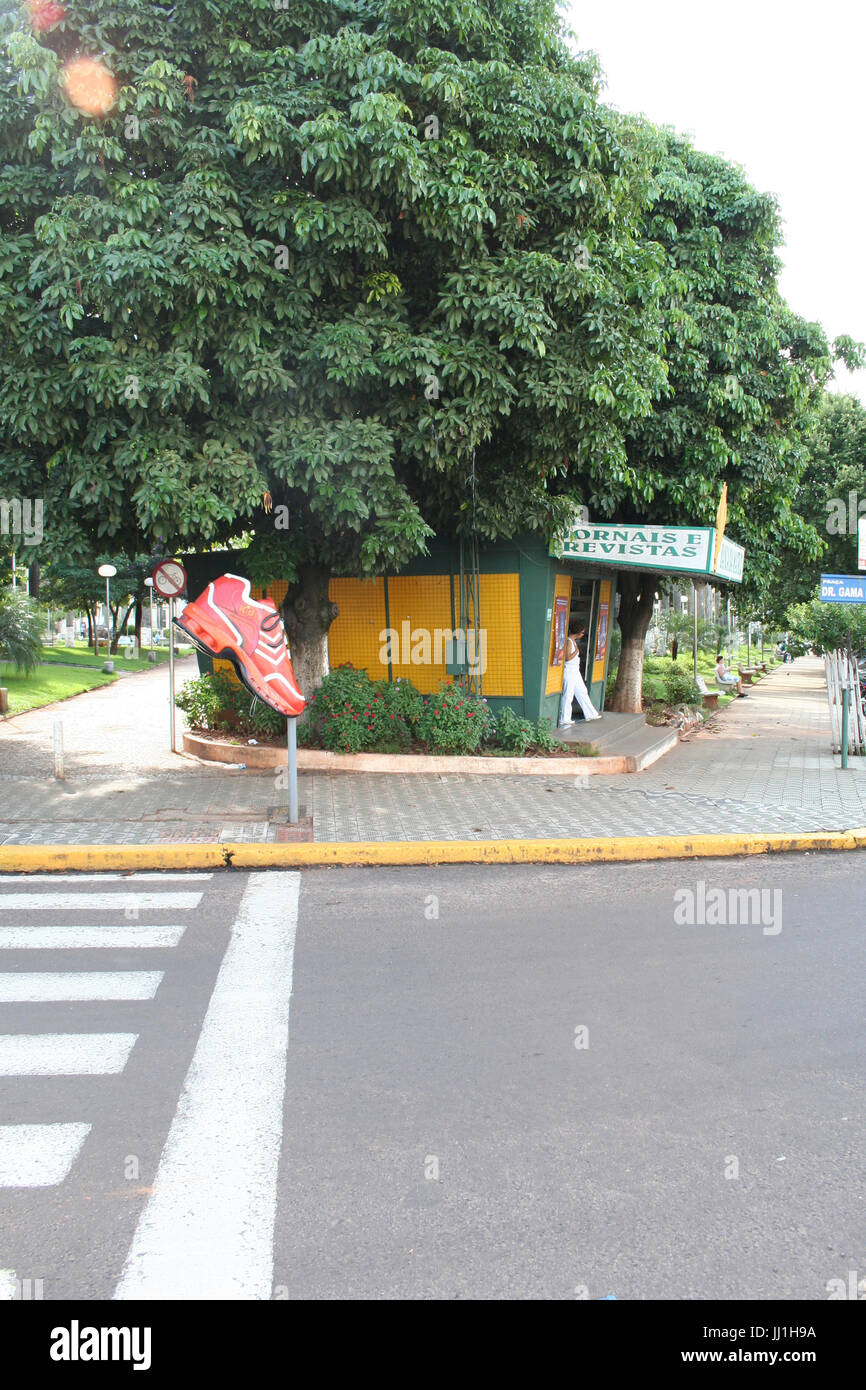 Square, Street, City, Birigui, São Paulo, Brazil Stock Photo - Alamy