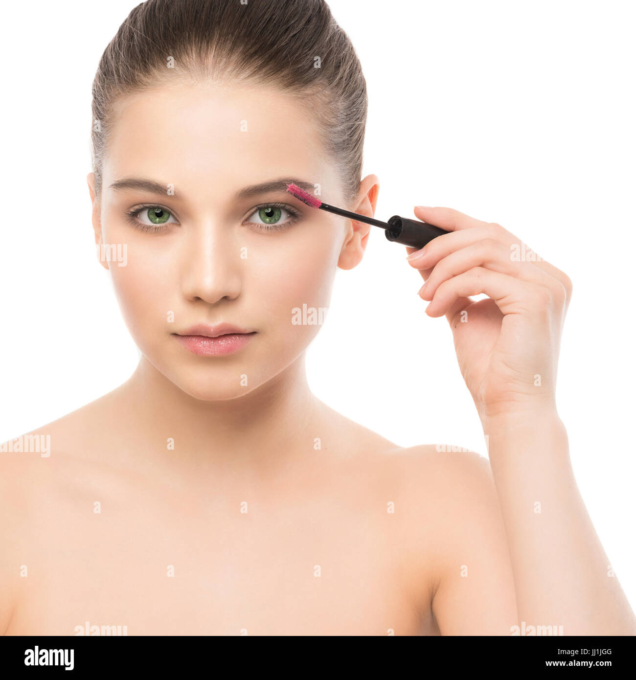 White eyelashes hi-res stock photography and images - Alamy
