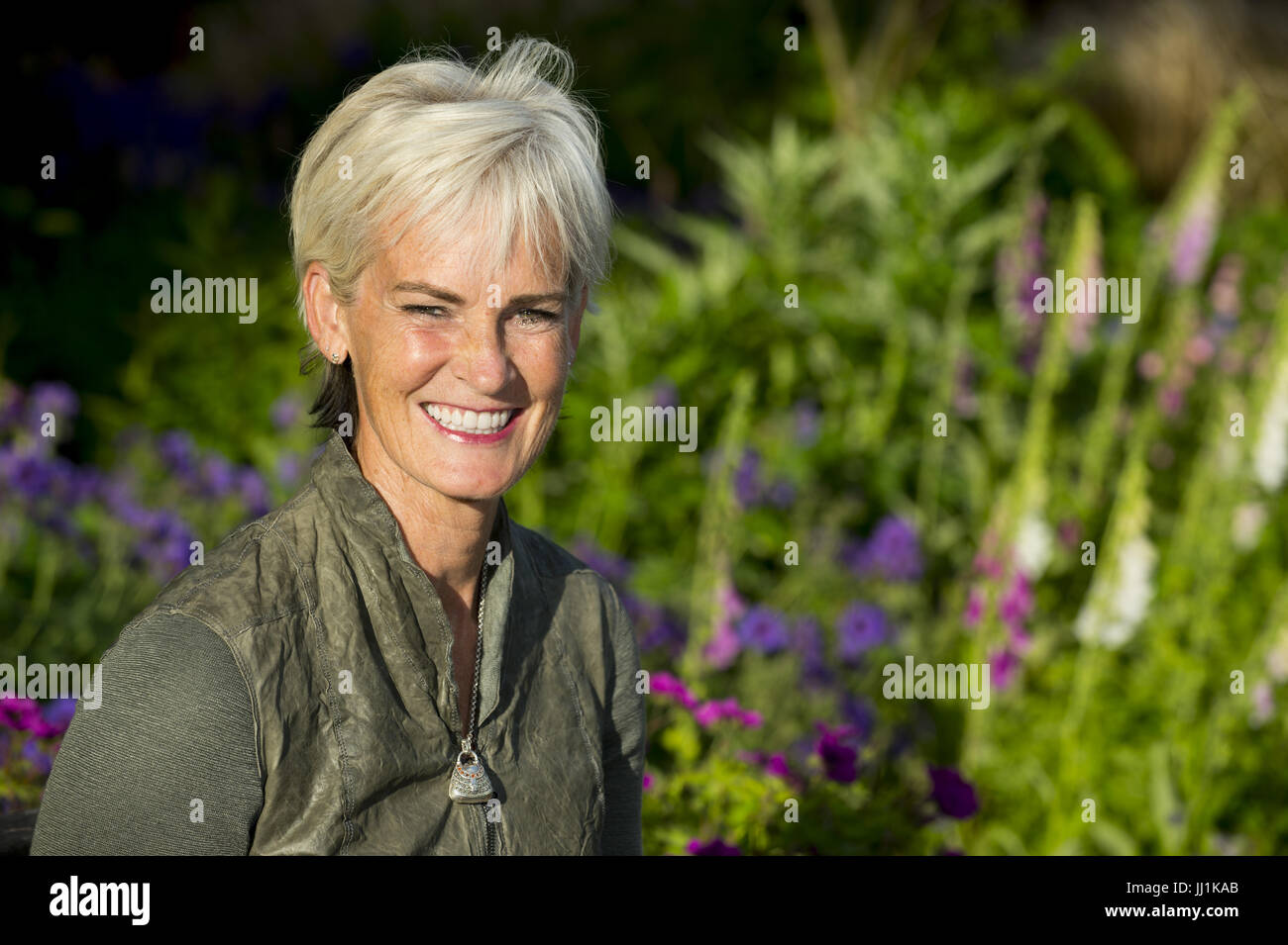 Judy Murray sits for portraits at the Borders Book Festival at Harmony ...