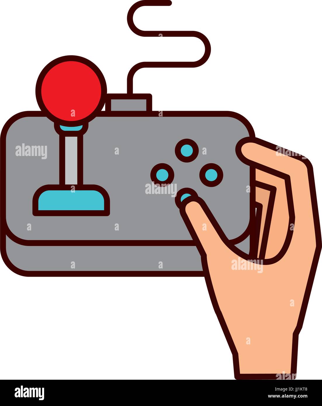 hands with video game control icon vector illustration design Stock ...