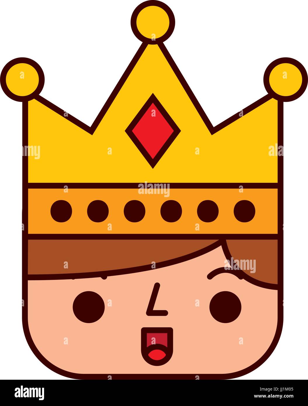 Video game prince avatar vector illustration design Stock Vector Image ...