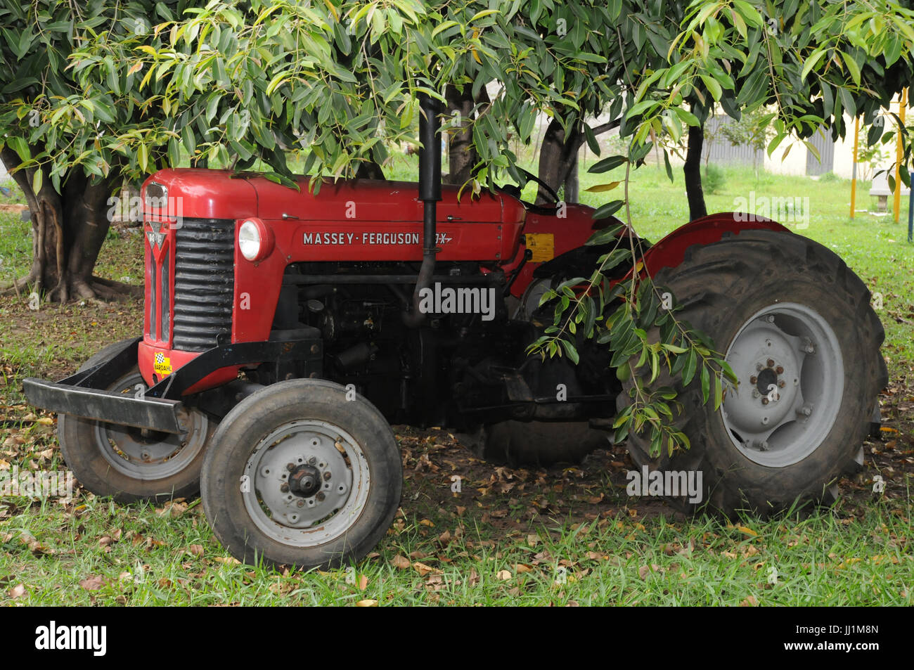 Red And Gray Tractor High Resolution Stock Photography and Images - Alamy