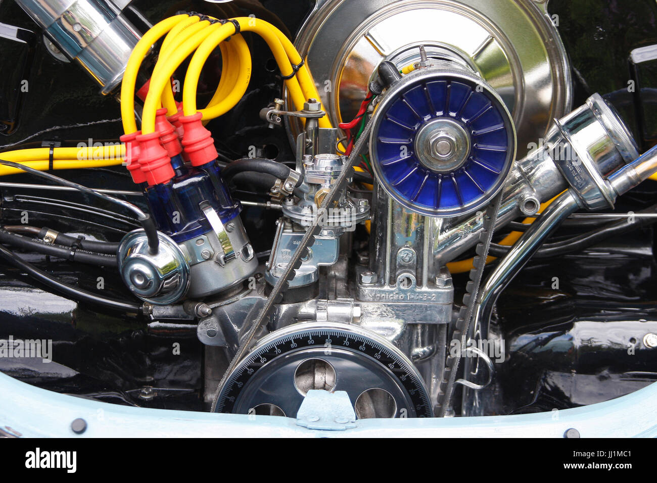 Car, Volkswagen bug, motor, São Paulo, Brazil Stock Photo - Alamy