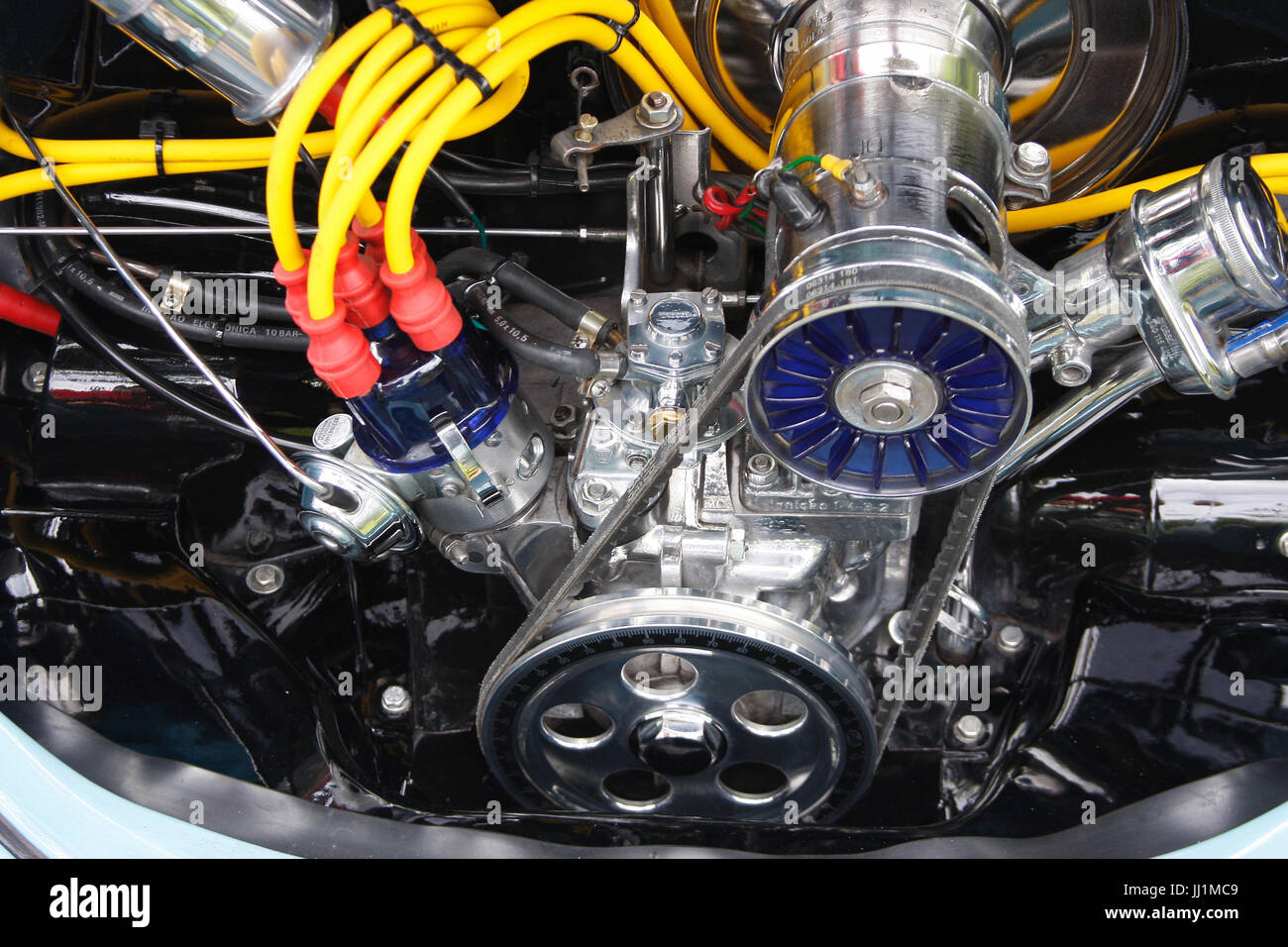 Car, Volkswagen bug, motor, São Paulo, Brazil Stock Photo - Alamy