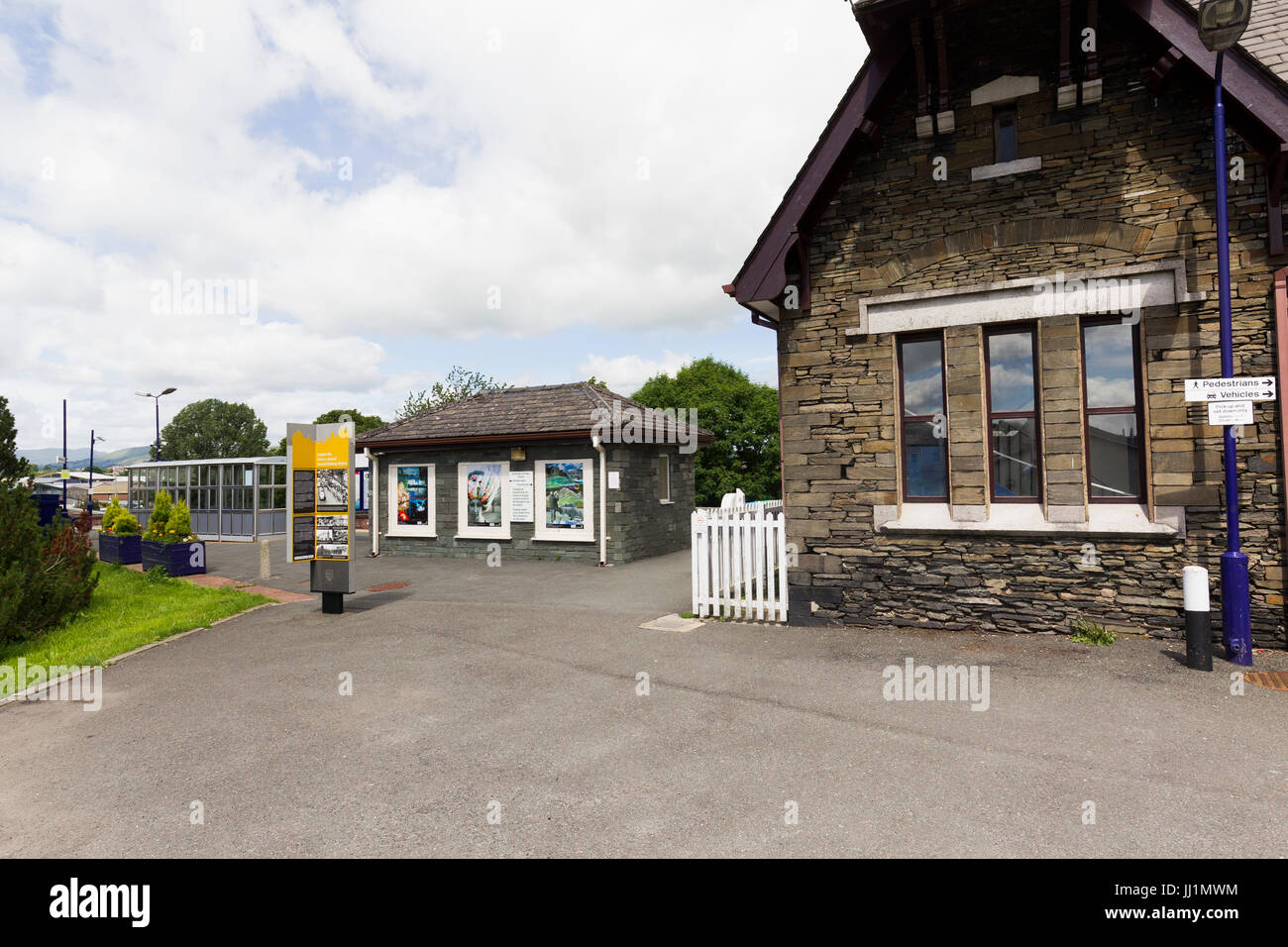 Kendal branch Line railway Station Cumbria Stock Photo - Alamy