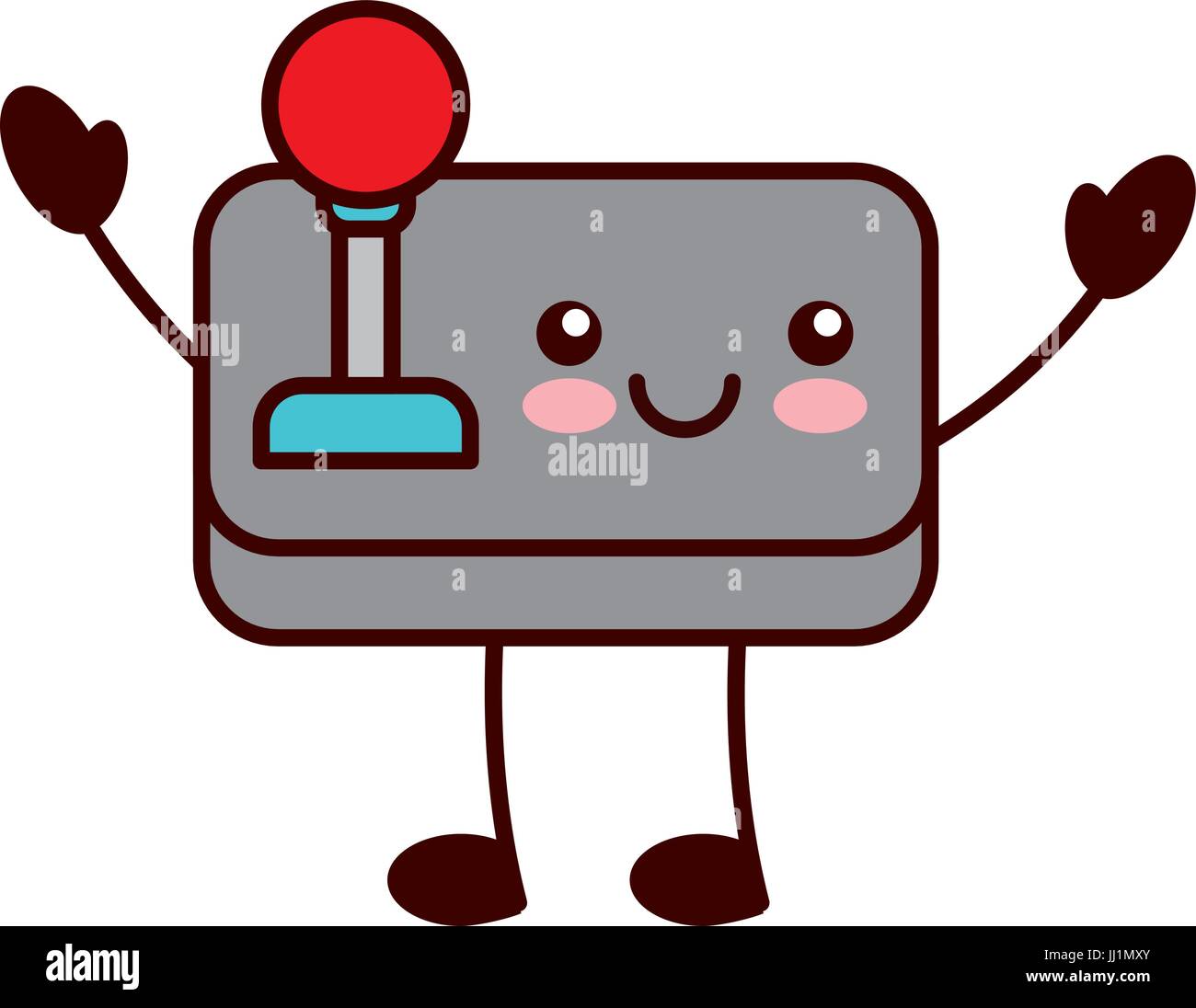 video game control kawaii character vector illustration design Stock ...