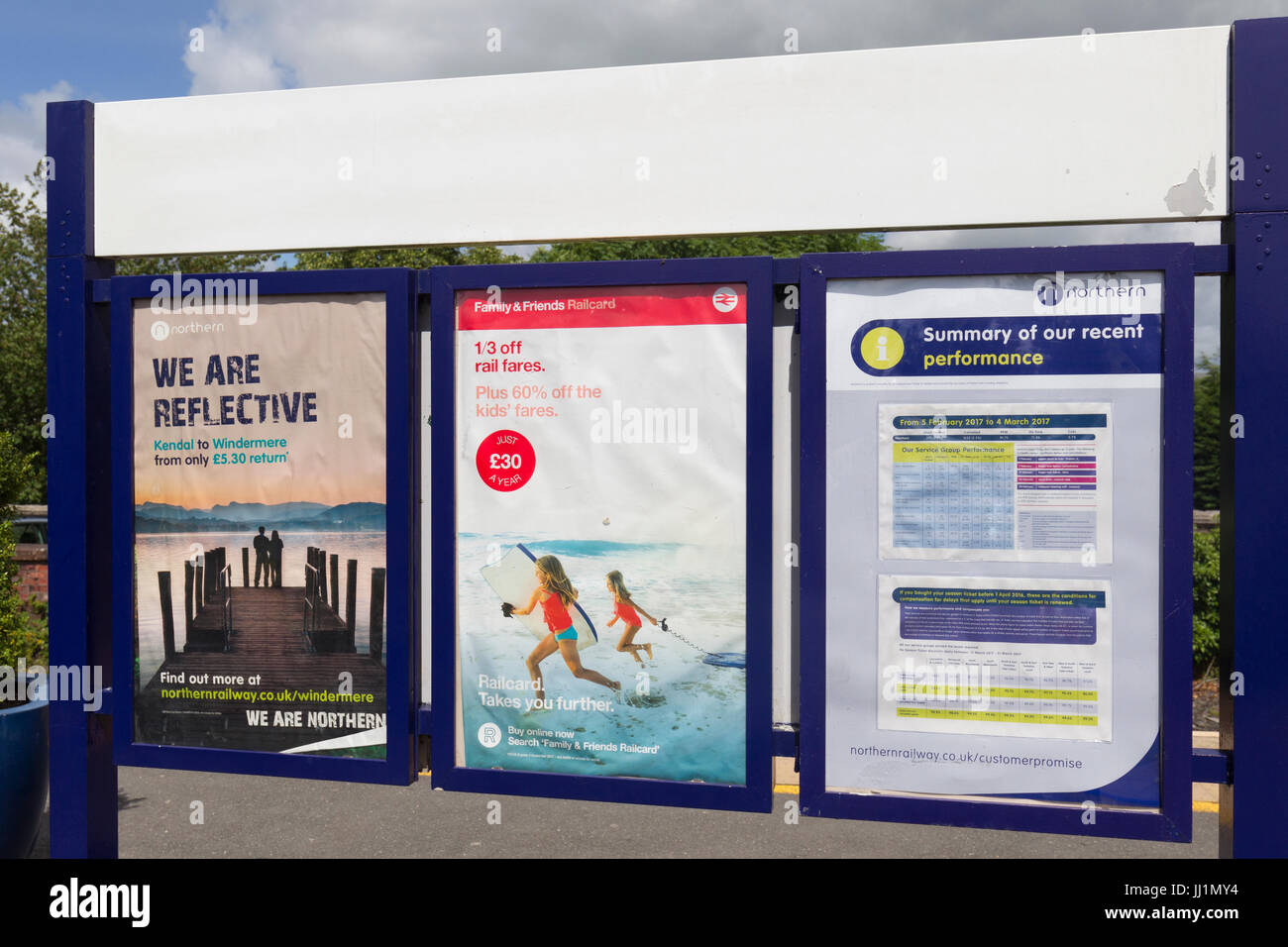 Kendal branch Line railway Station Cumbria Stock Photo - Alamy