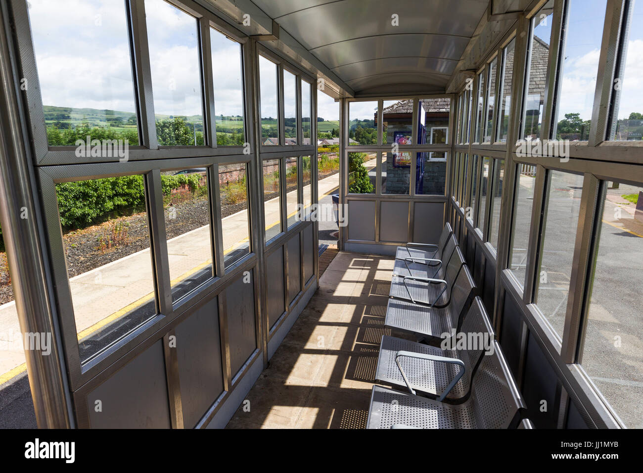 Kendal branch Line railway Station Cumbria Stock Photo - Alamy