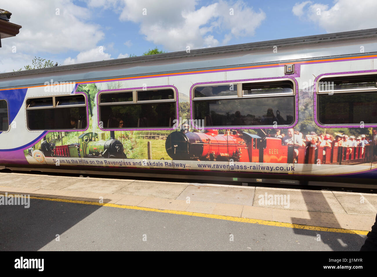 Kendal branch Line railway Station Cumbria Stock Photo - Alamy