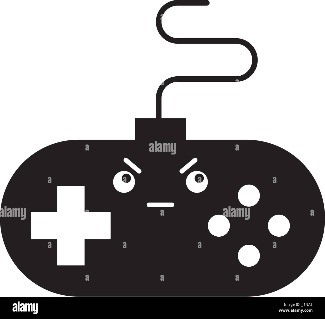 video game control kawaii character vector illustration design Stock ...