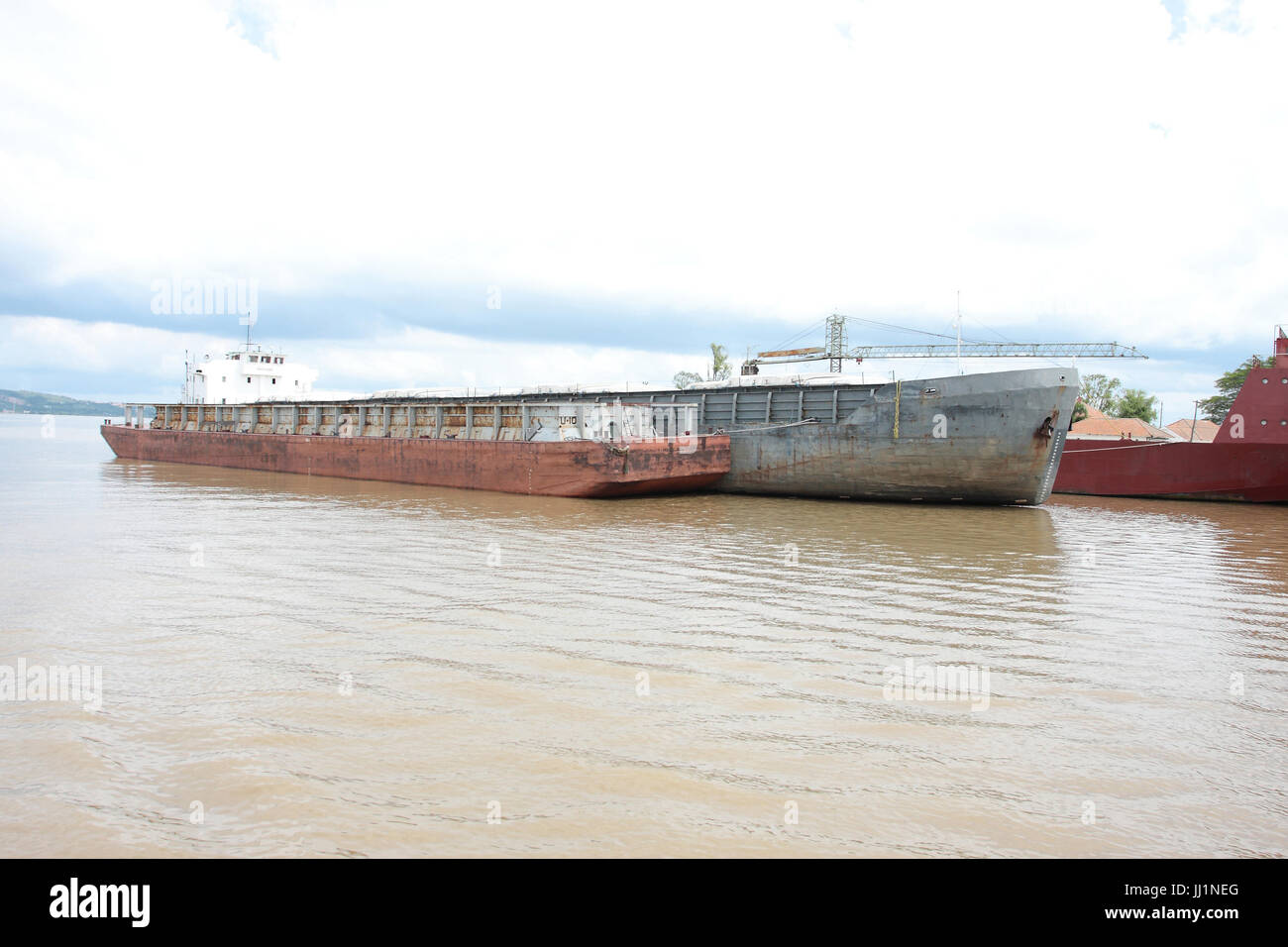 Ship, landscape, Brazil Stock Photo - Alamy