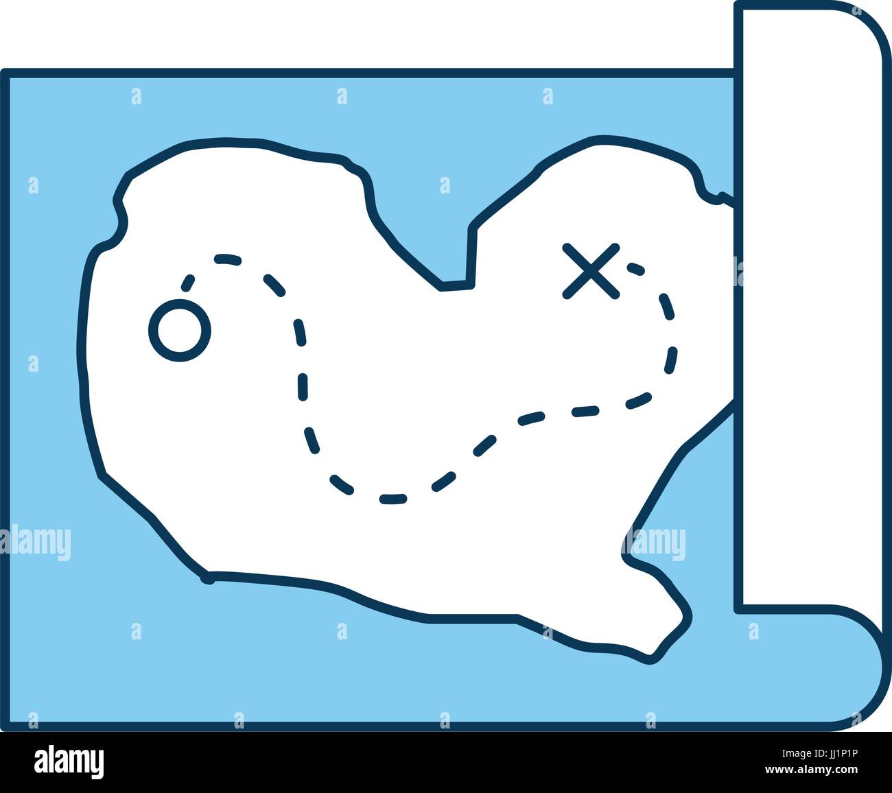 treasure map game icon Stock Vector Image & Art - Alamy