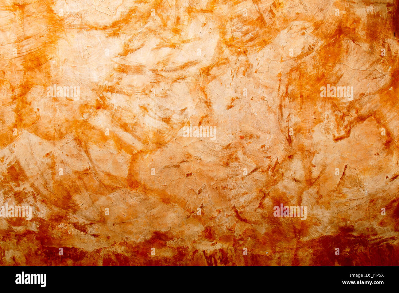 Orange painted wall Stock Photo - Alamy