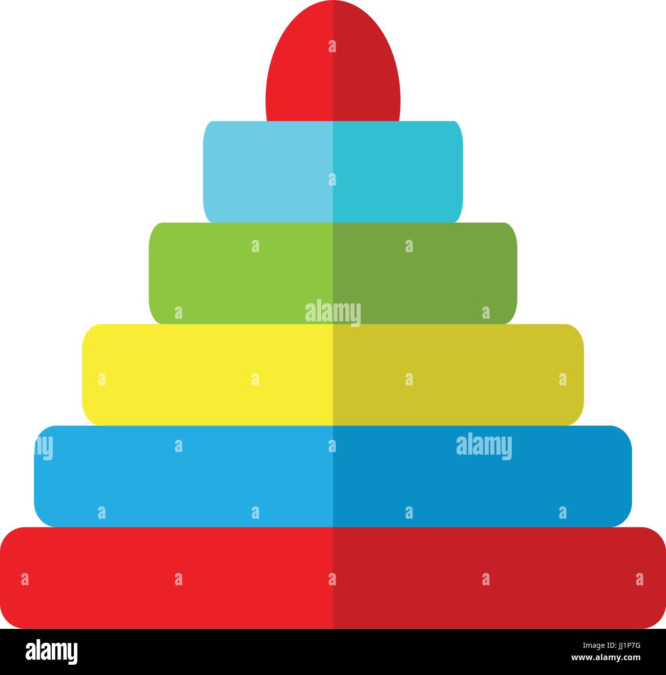 Isolated pyramid stack Stock Vector Image & Art - Alamy