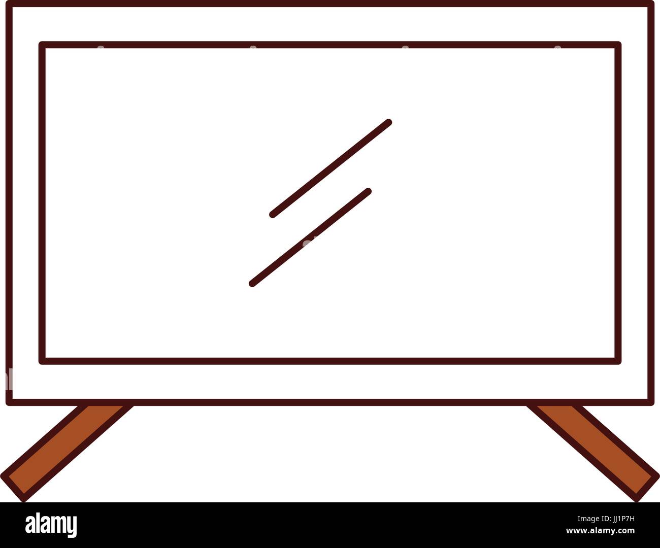 plasma tv isolated icon Stock Vector Image & Art - Alamy