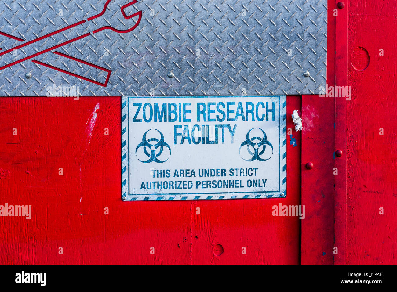 Zombie Research Facility Stock Photo - Alamy