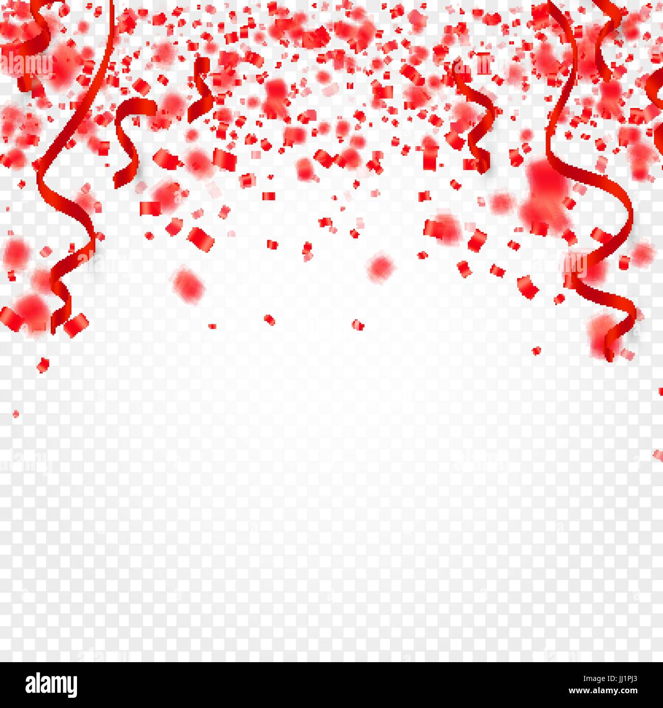 Red Confetti Clipart Transparent