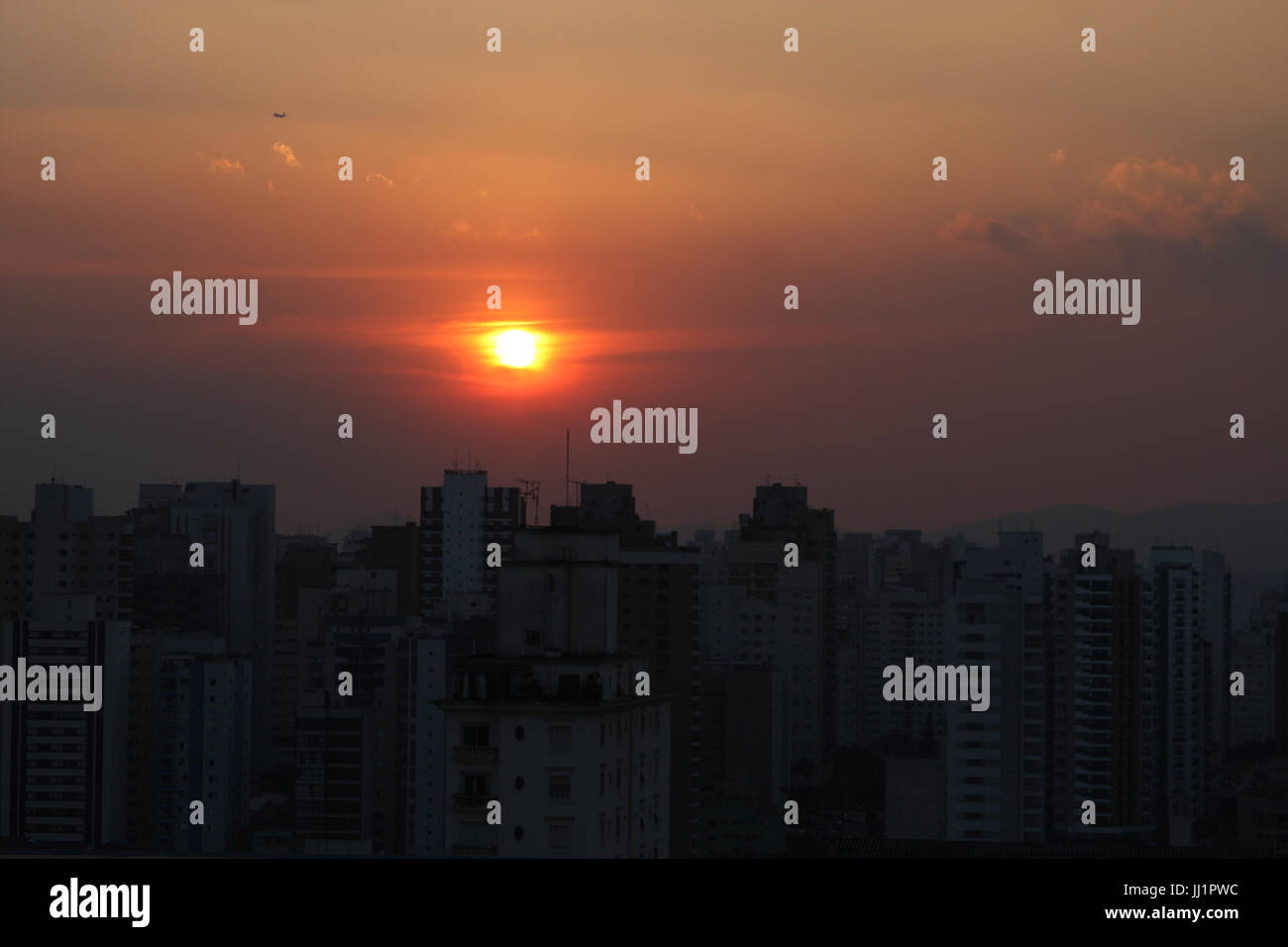 Sunset, Landscape, São Paulo, Brazil Stock Photo - Alamy
