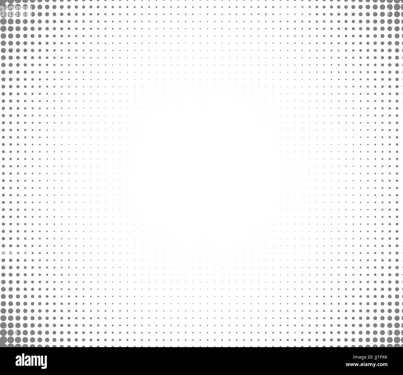 Vector background of dots in the corners of the image. Black digital ...